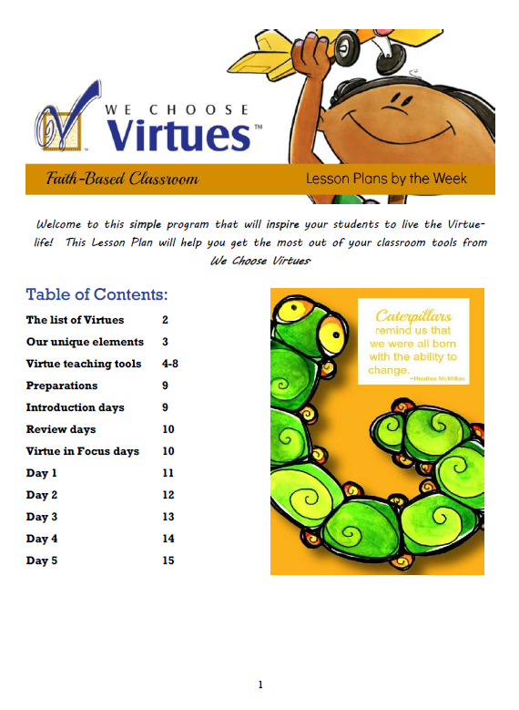 We Choose Virtues | Character Education | Positive Behavior Management